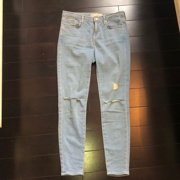 Jeans | Topshop Moto Leigh Ripped Skinny Jeans | Poshmark